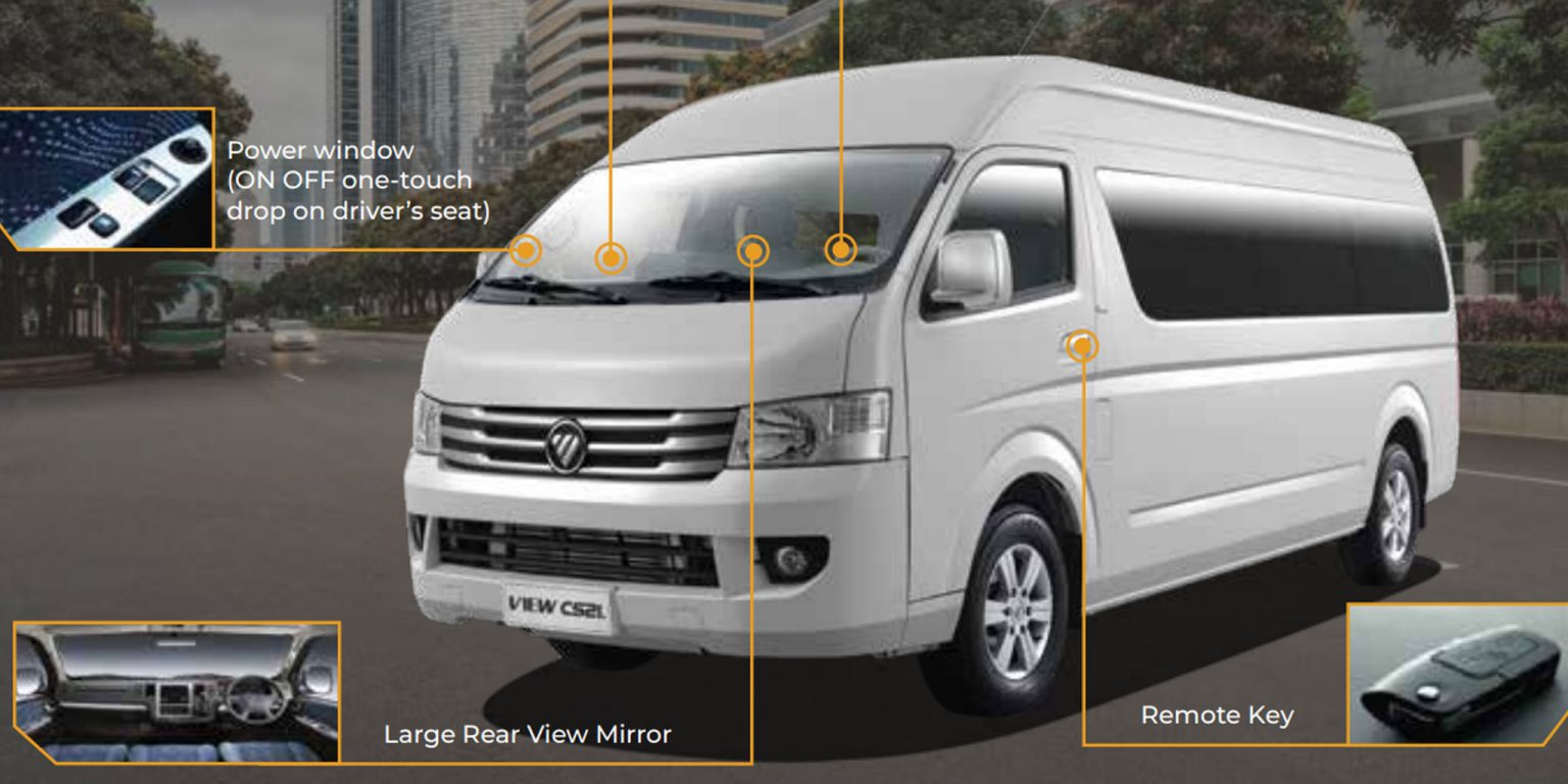 Foton View CS2 2.8 Diesel (14 & 16 Seater) - Handal BCM - Your Reliable ...